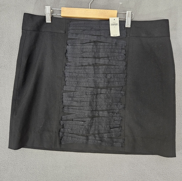 GAP | Skirts | Nwt Gap Womens 4 Black Whimsy Goth Skirt Ribbon Stripe ...